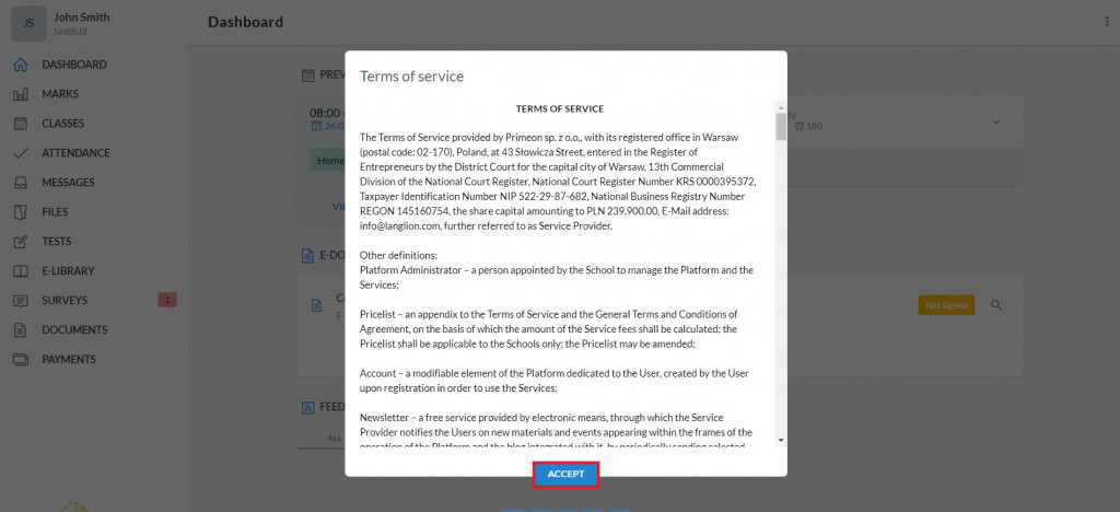 Support LangLion | Student’s panel